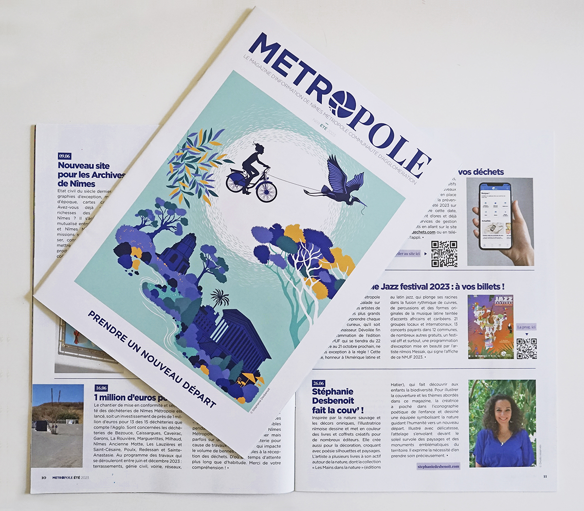 Magazine Métropole – Stéphanie Desbenoit